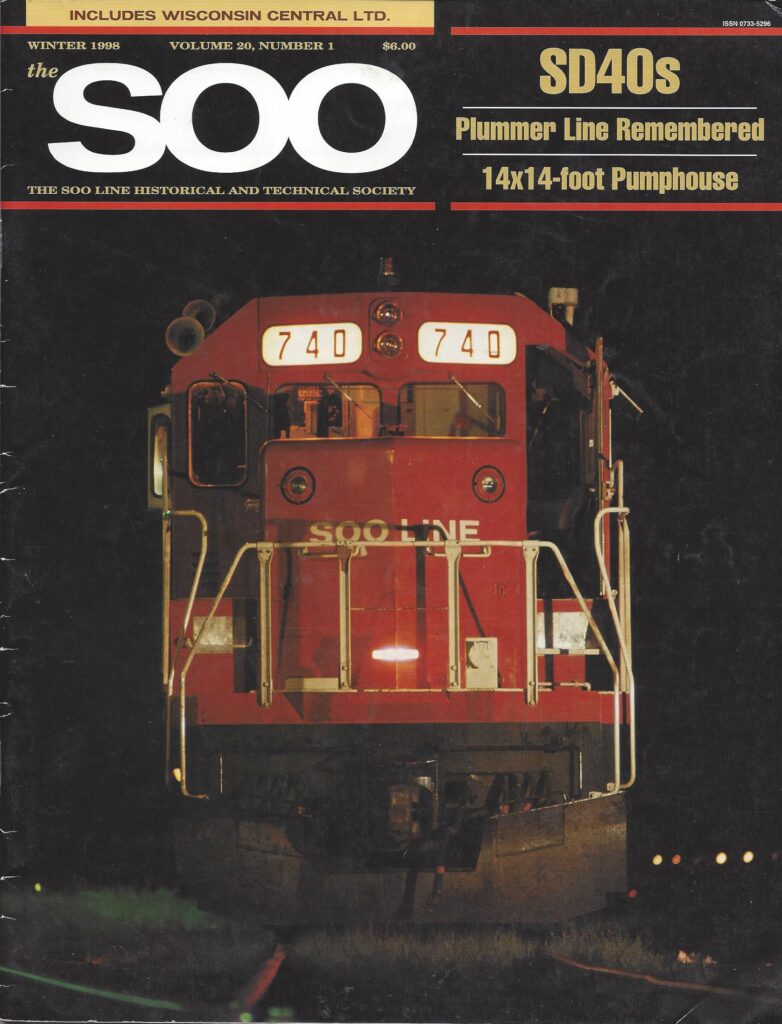 Vol. 20 Issue 1 – The Soo Line Historical and Technical Society
