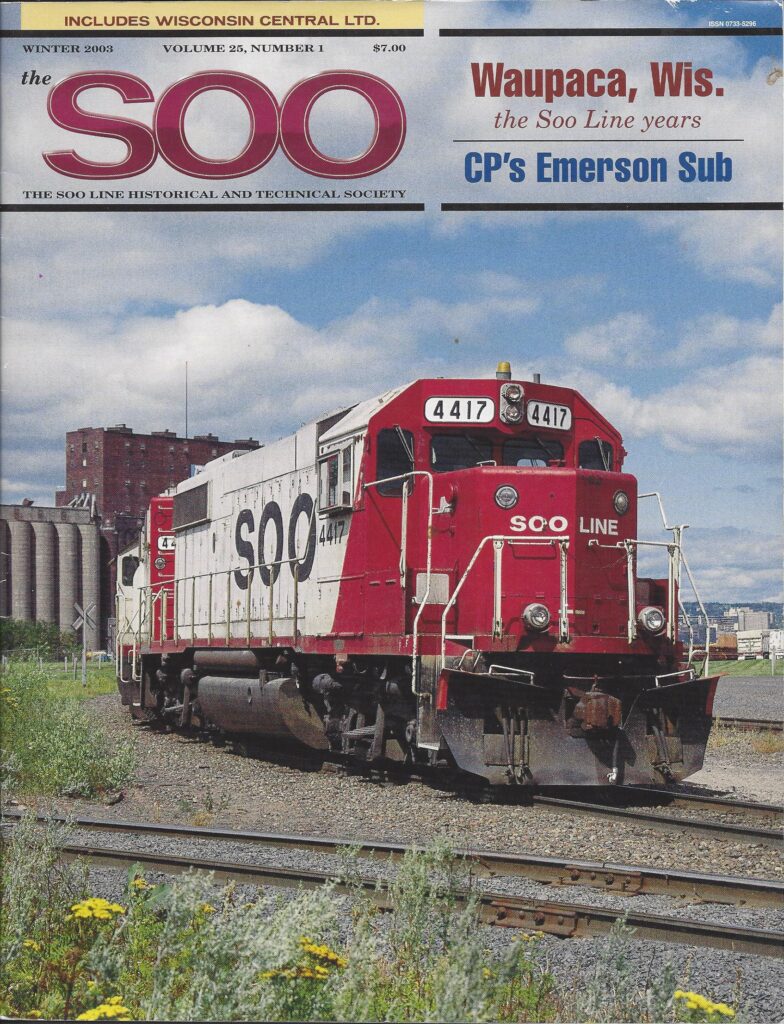 Vol. 25 Issue 1 – The Soo Line Historical and Technical Society
