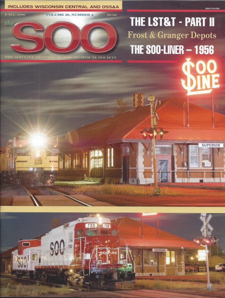 Vol. 28 Issue 4 – The Soo Line Historical and Technical Society