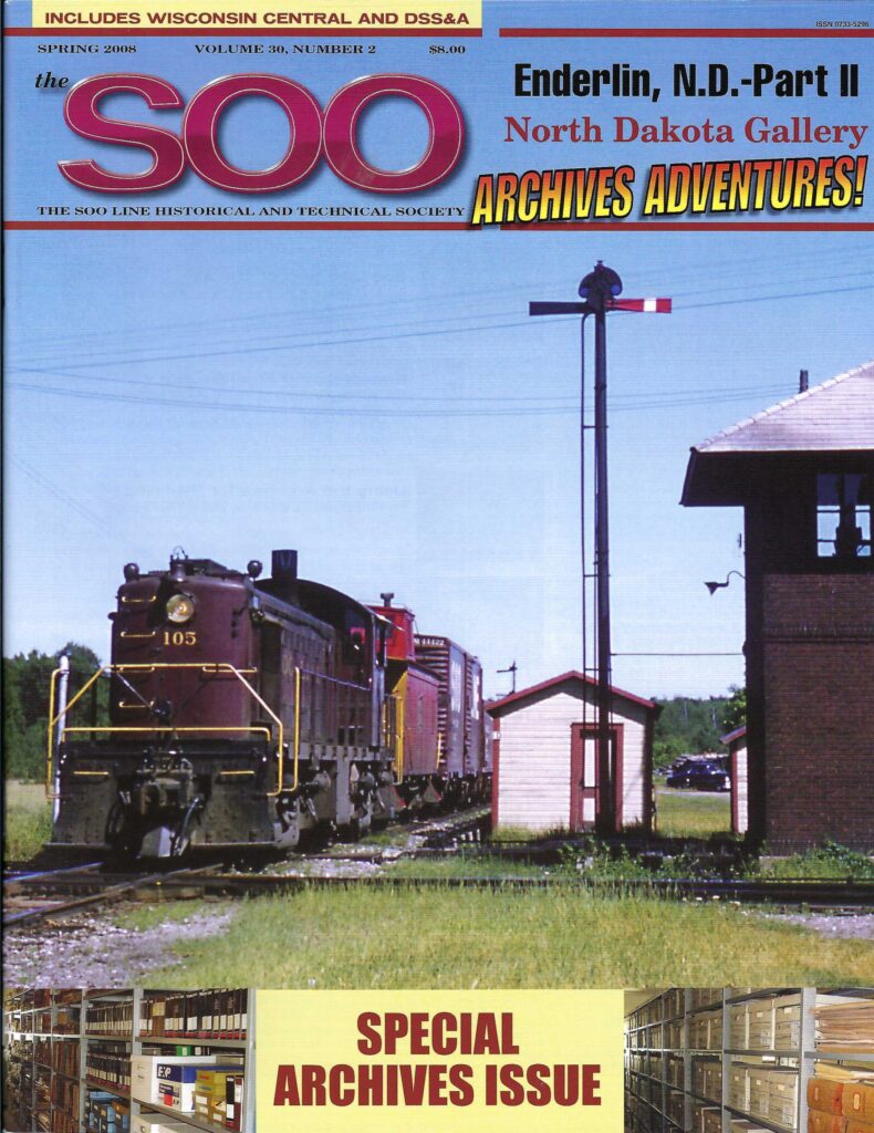 Vol. 30 Issue 2 – The Soo Line Historical and Technical Society